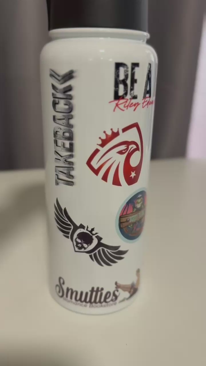 Sticker Bomb Water Bottle – Rebels Romance